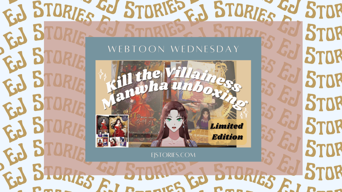 Kill the Villainess Limited Edition Manhwa Unboxing | Webtoon Wednesday ...