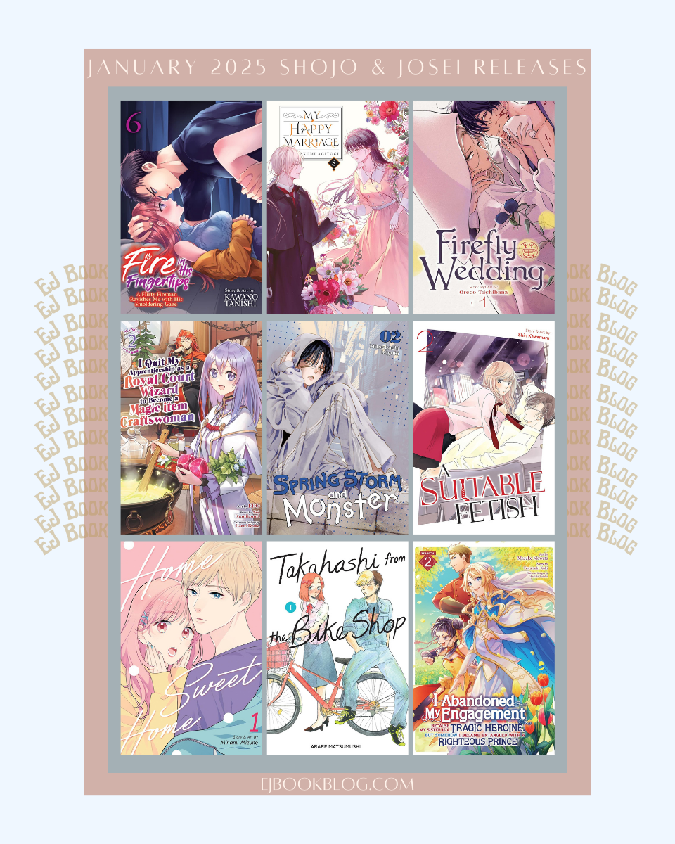 January 2025 Shojo / Josei / Romance / Manga & Light Novel Releases in ...