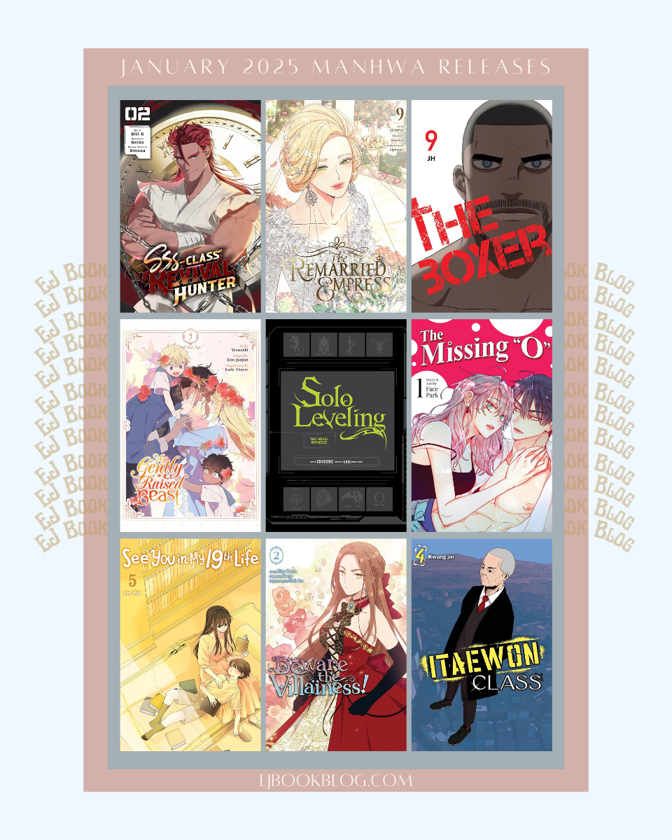 January 2025 Webtoon / Manhwa / Manhua & Light Novel Releases in Print ...