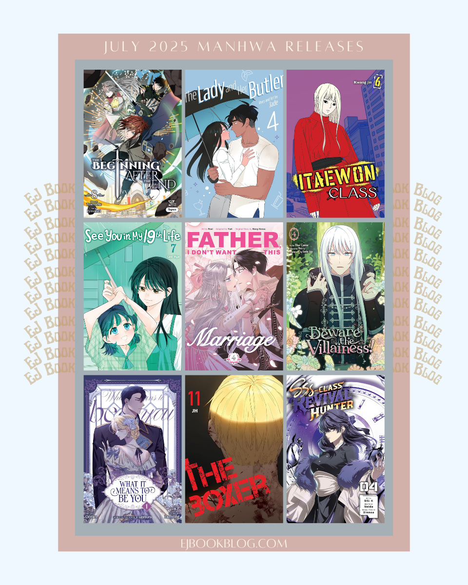 July 2025 Webtoon / Manhwa / Manhua & Light Novel Releases in Print ...