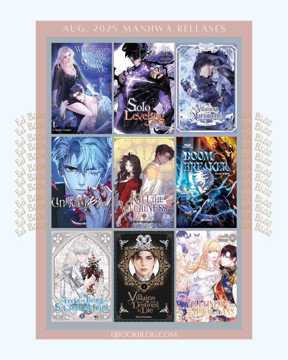 August 2025 Webtoon / Manhwa / Manhua & Light Novel Releases in Print ...